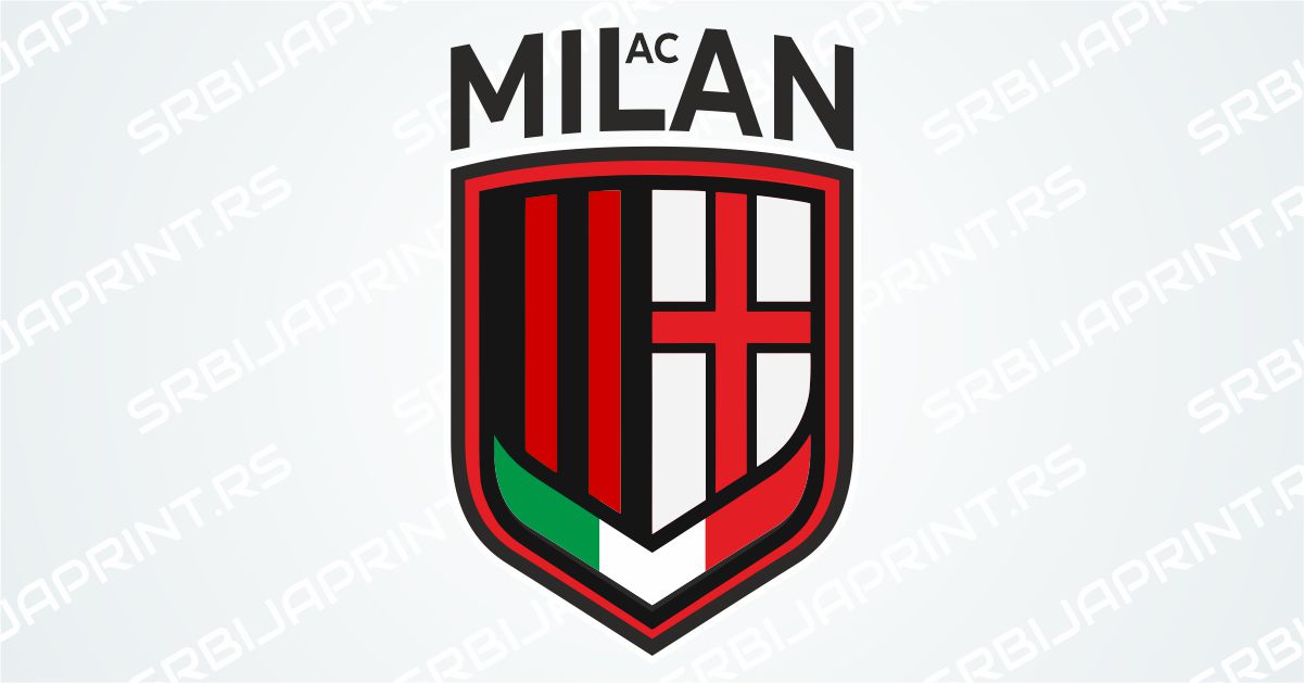AC Milan 10 Duks Sa Kapuljačom - Srbija Print Shop